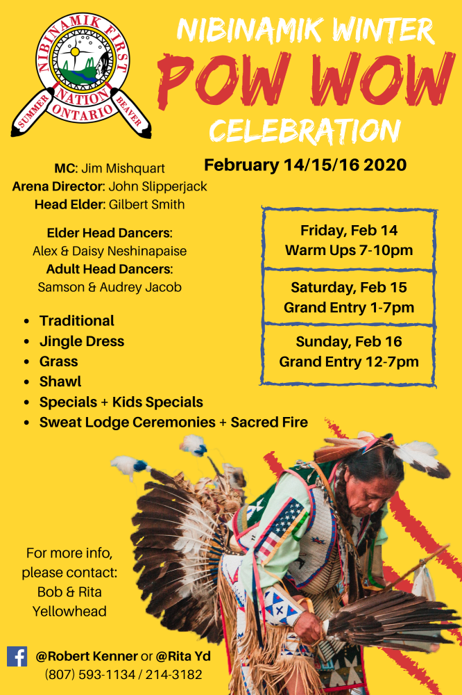 Winter Pow Wow Celebration – Nibinamik First Nation